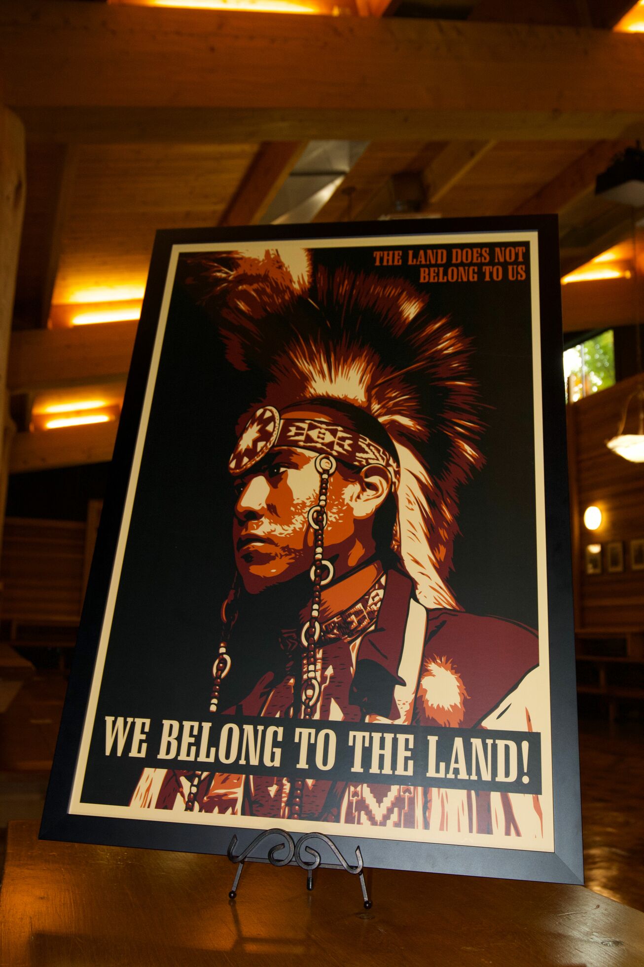 Land Back Poster- Framed - Duwamish Tribal Services